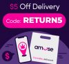Amuse Promo Code for Returning Users | $5 off code: RETURN5