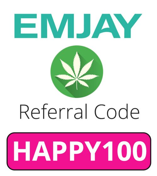 Emjay Referral Code Code | $10 free weed w/code: HAPPY100